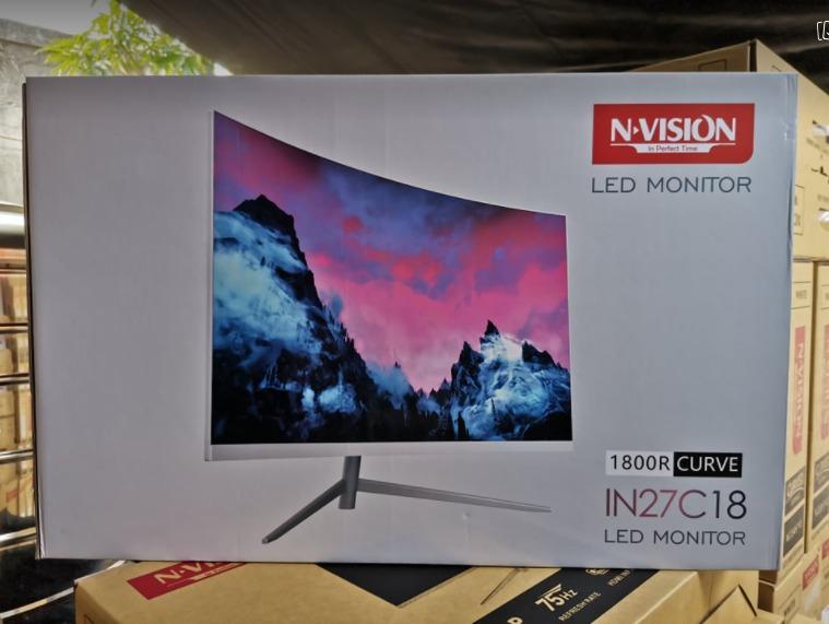 NVision 27inch 75Hz Curved Gaming Monitor, Computers & Tech, Parts ...