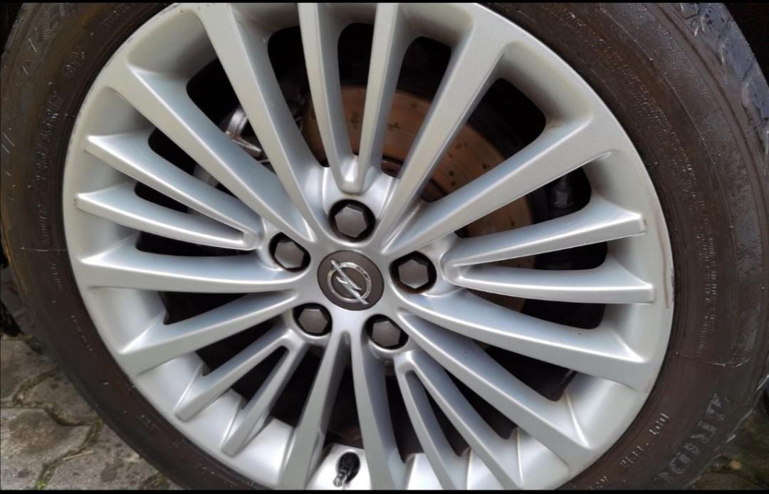 Opel Astra 17" stock Rims+Tyres, good condition, Car Accessories, Tyres ...