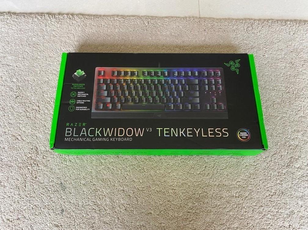 RAZER BLACKWIDOW V3 TENKEYLESS TKL Gaming Keyboard - CHROMA, Computers ...