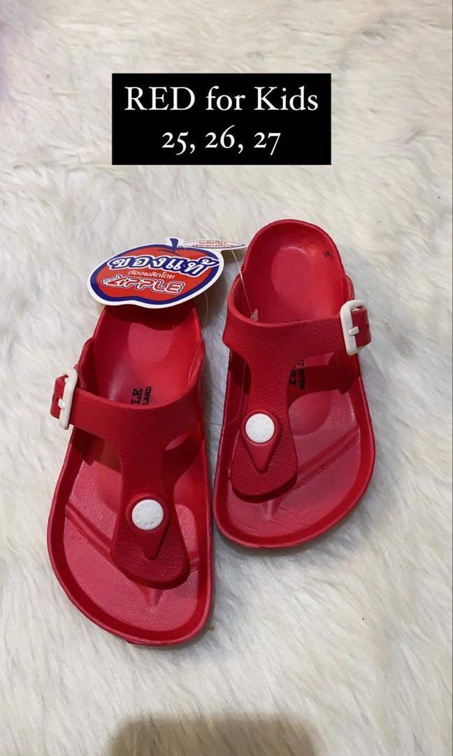 Red Apple Slippers Thailand, Women's Fashion, Footwear, Flats & Sandals ...