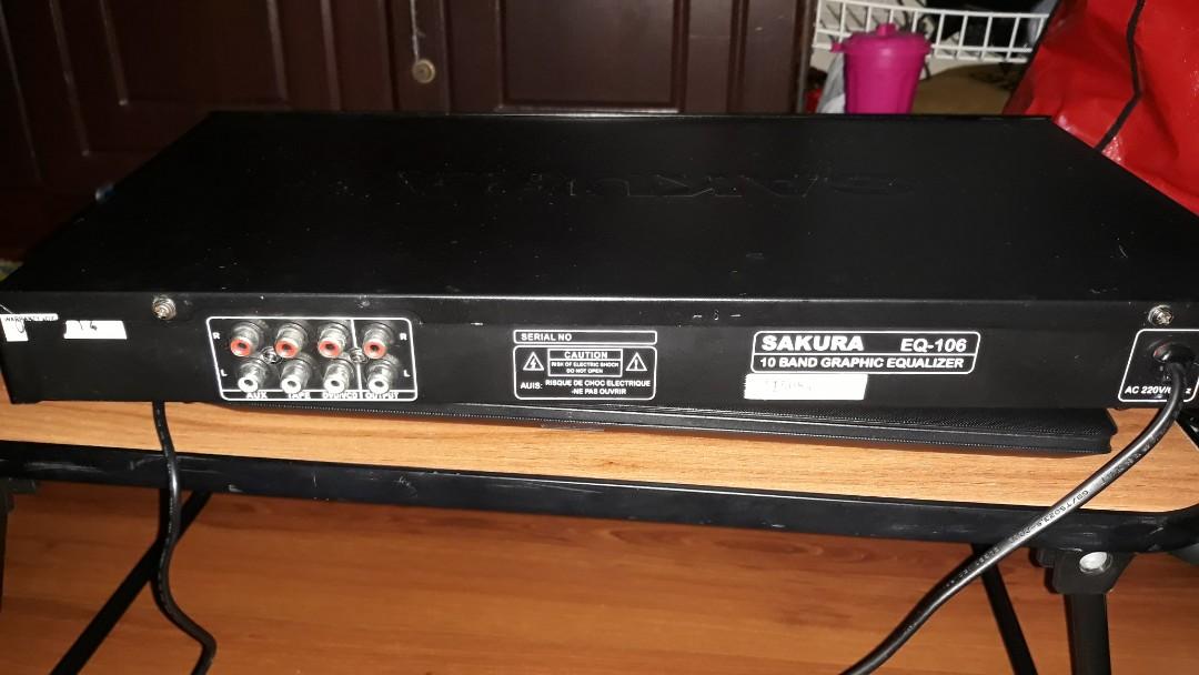 Sakura Equalizer EQ-106, Audio, Other Audio Equipment on Carousell