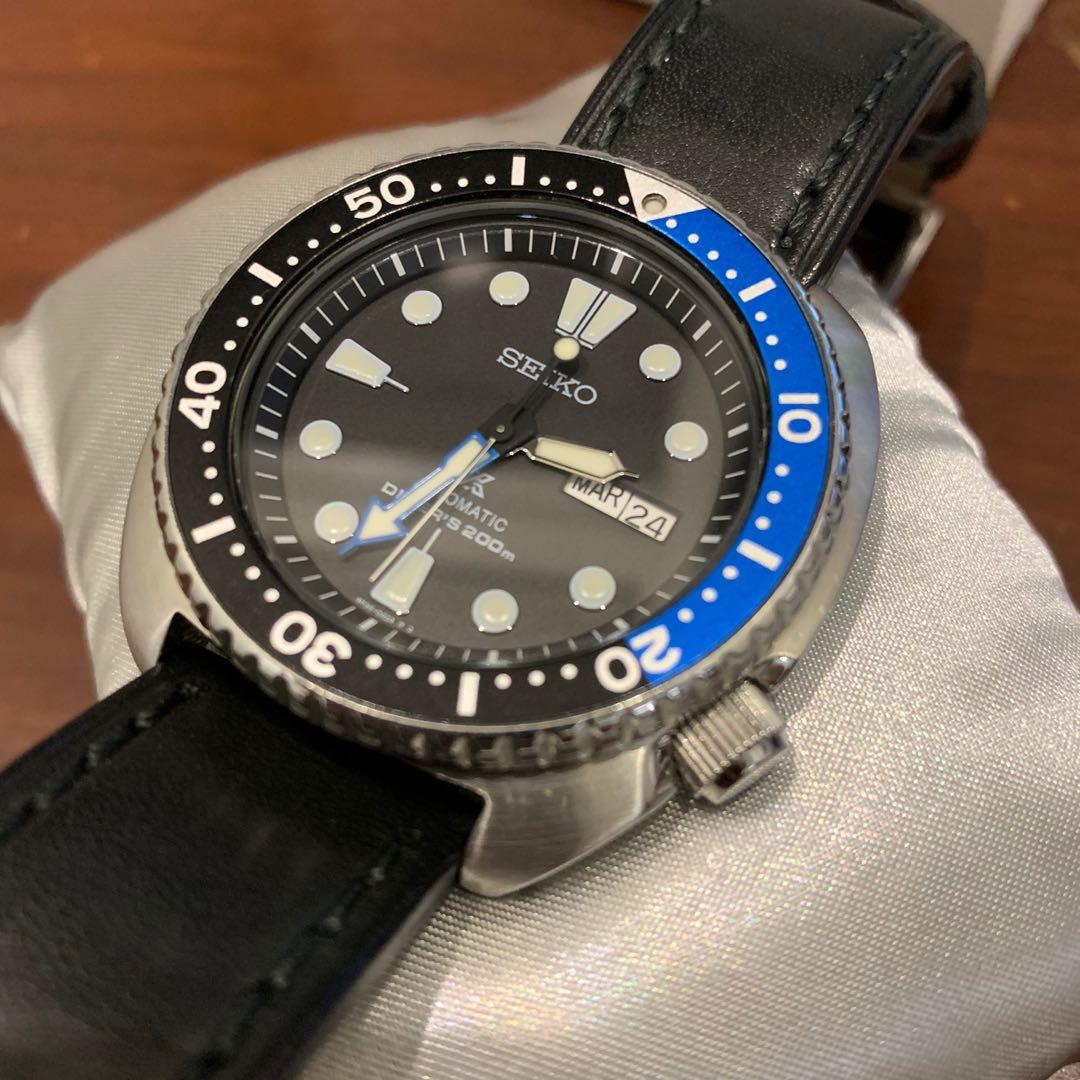 Seiko Turtle “Batman”, Men's Fashion, Watches & Accessories, Watches on ...