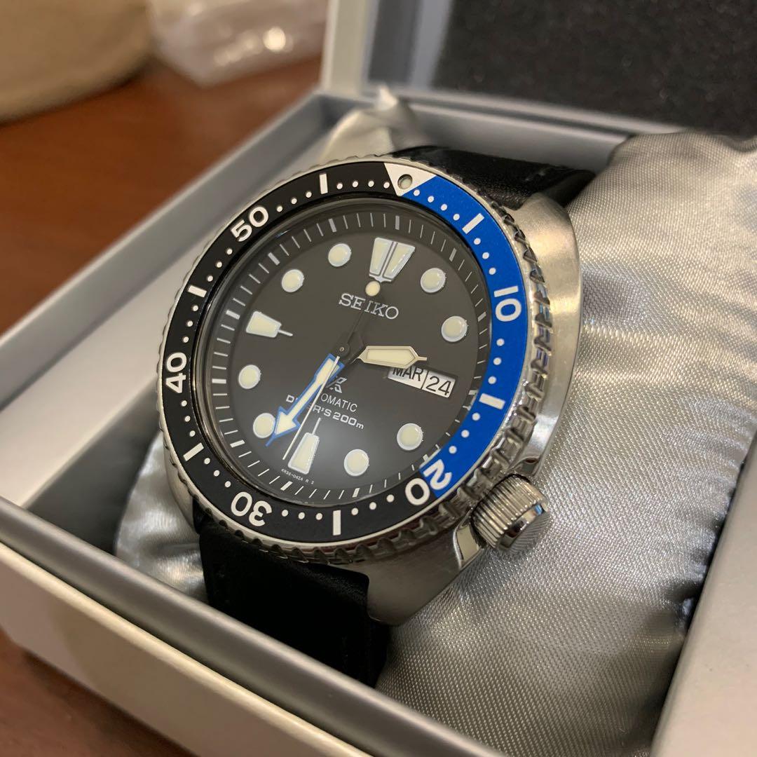 Seiko Turtle “Batman”, Men's Fashion, Watches & Accessories, Watches on ...