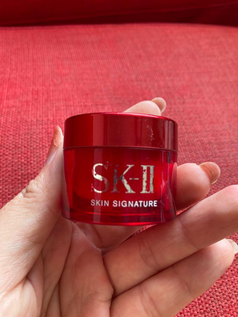 SK Skin Signature Cream + Free Deep in Surge/Derma white small size ...