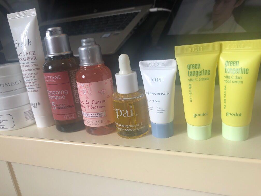 Skincare Sample Sizes, Beauty & Personal Care, Face, Face Care on Carousell
