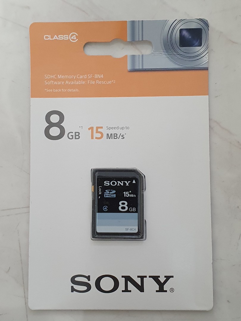 Sony 8Gb SD Memory Card, Mobile Phones & Gadgets, Mobile & Gadget ...