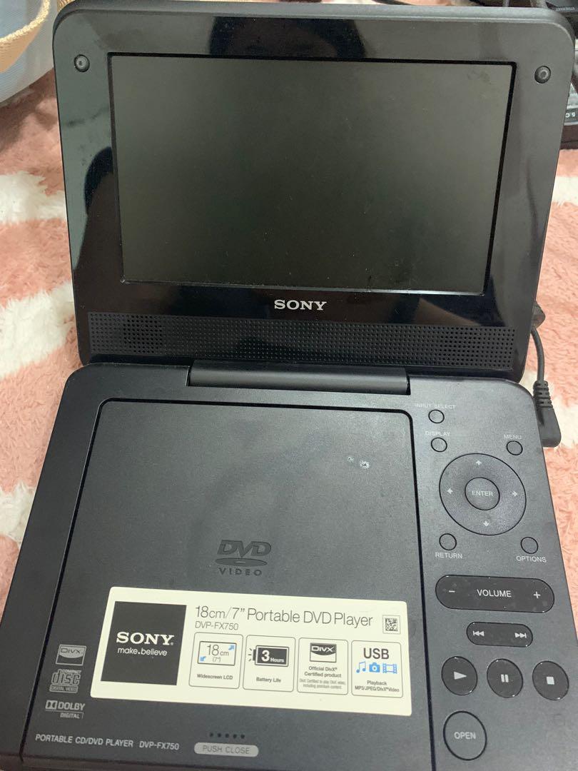 Sony Portable CD/DVD Player, 音響器材, 音樂播放裝置 MP3及CD Player on Carousell
