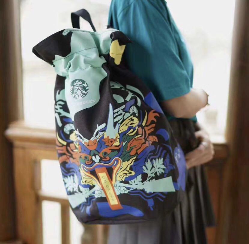 BNIB Limited Edition Starbucks Tote Bag & Backpack, Women's Fashion ...