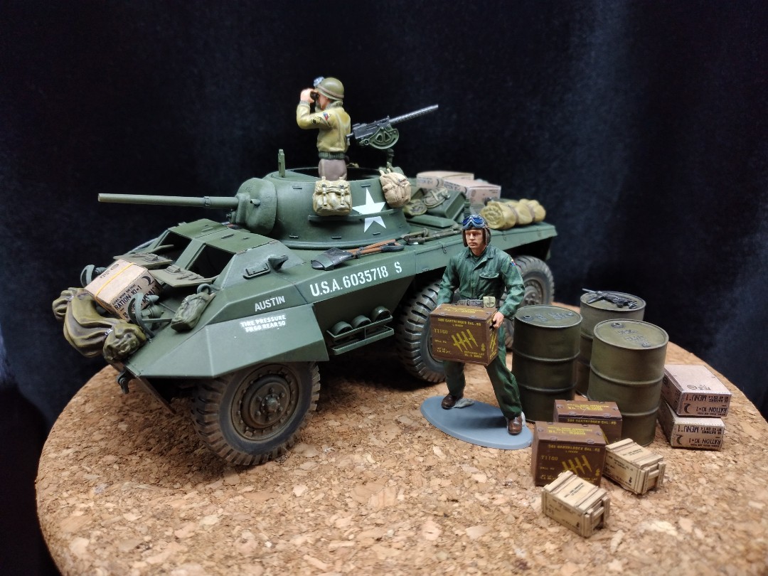 Tamiya 1/35 M8 Greyhound Combat Patrol Set, 興趣及遊戲, 玩具 & 遊戲類 - Carousell
