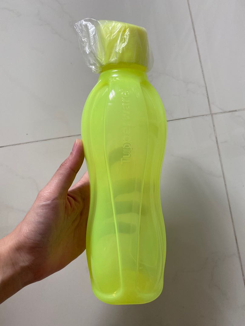 Tupperware Water Bottle Neon 750ml, Furniture & Home Living ...