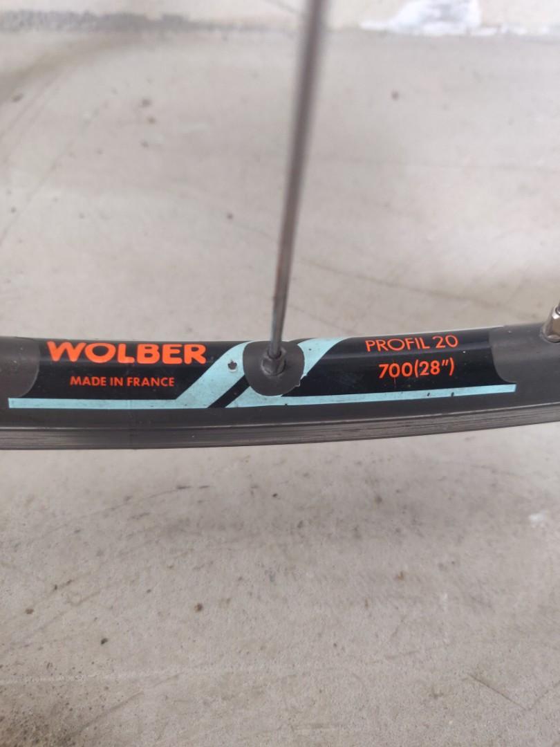 Vintage Wolber rims laced to Campagnolo hubs, Bicycles & PMDs, Bicycles ...