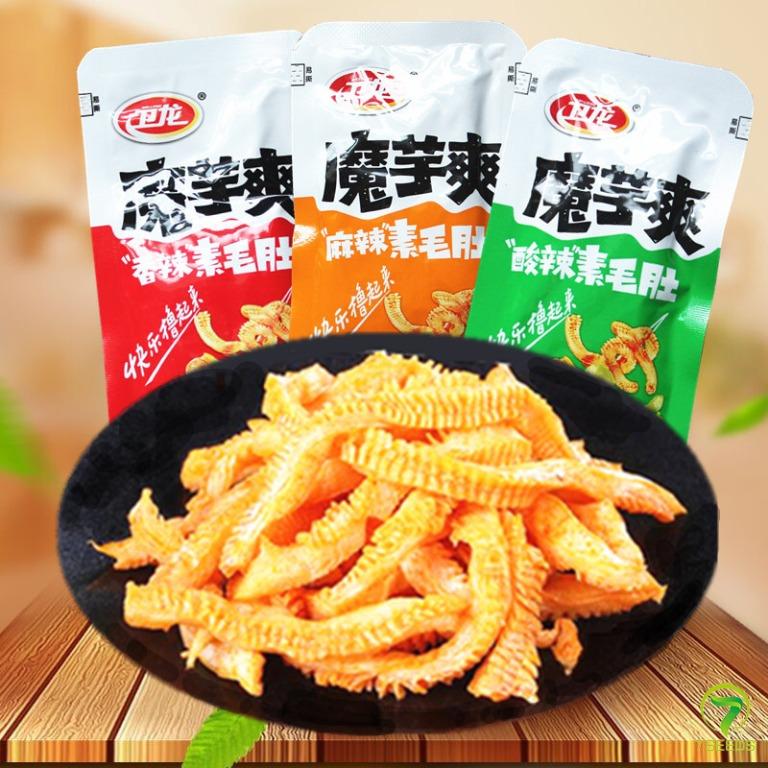 SALES! Weilong Spicy Konjac Snack (Hot & Spicy) 香辣魔芋爽, Food & Drinks ...