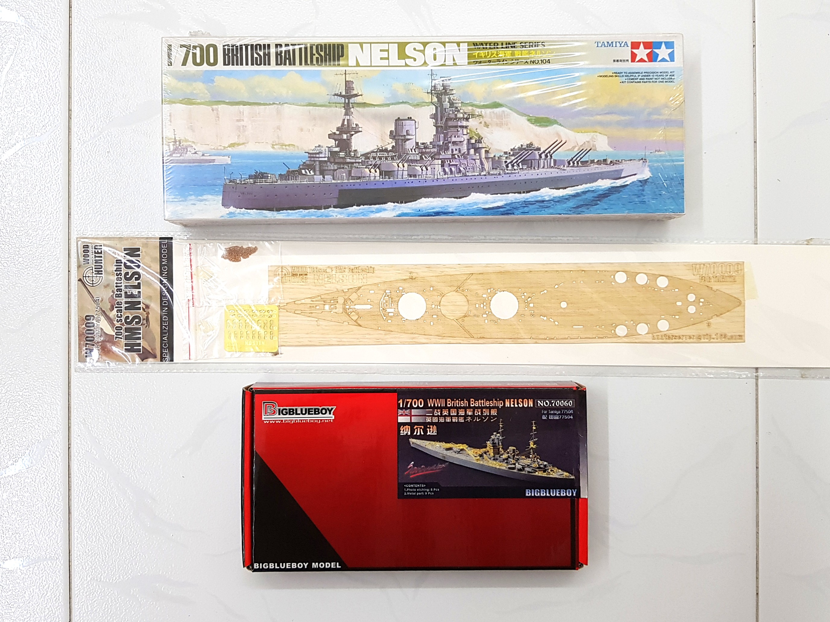 1/700 #77504 Tamiya Waterline British HMS Nelson Class Battleship ...