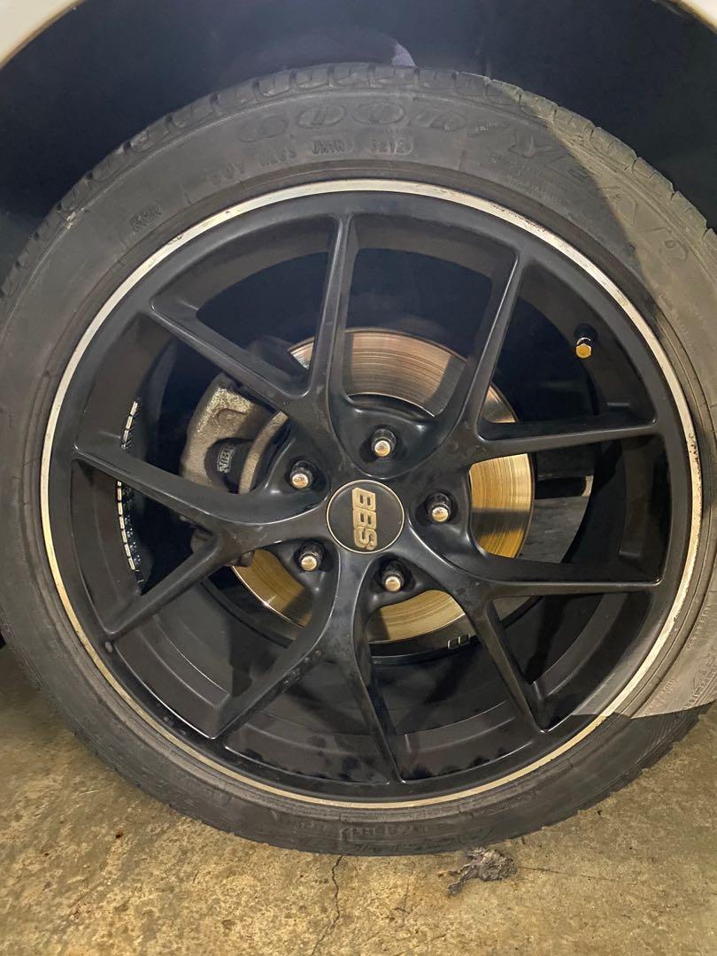 17” BBS 5x114.3 Sport Rims. 215/45R17 Fitted on Hyundai Avante 2009 HD ...