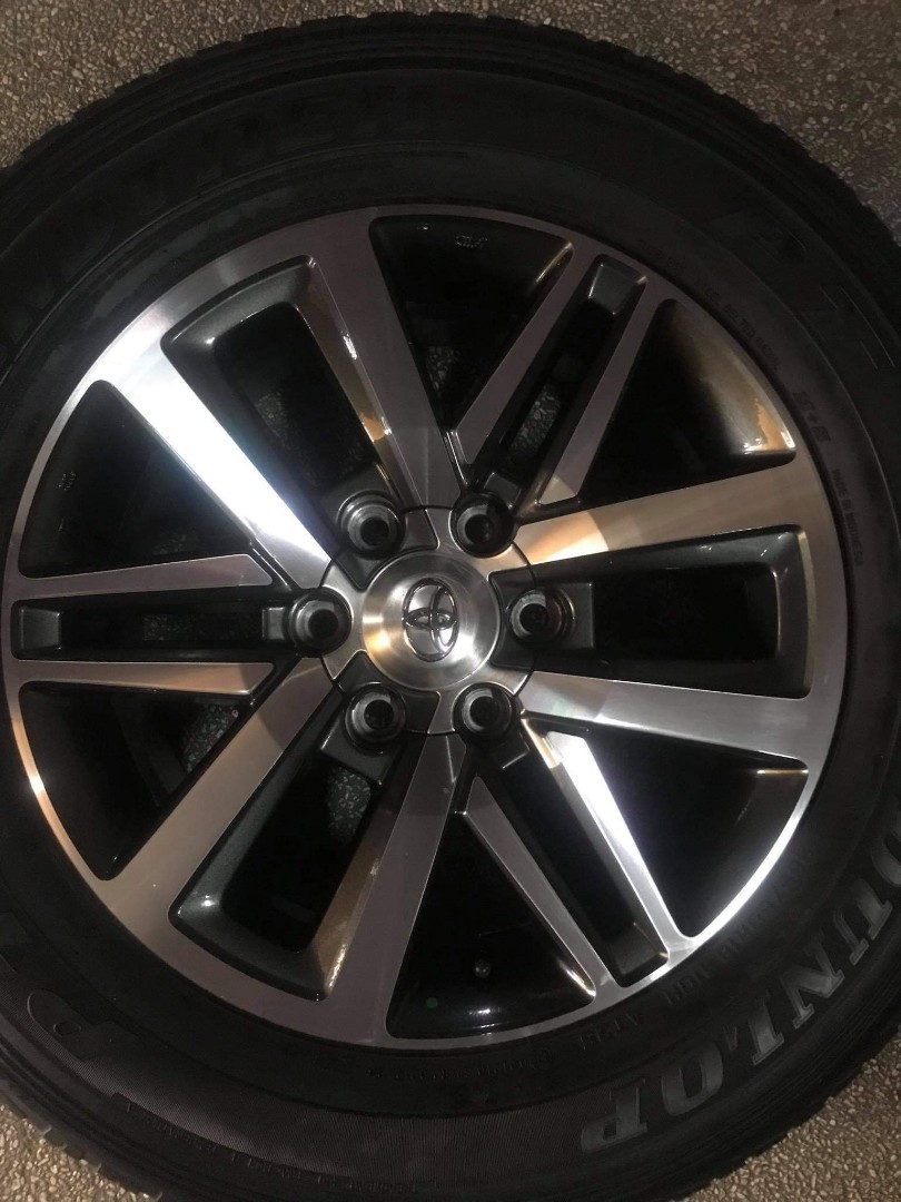 2018 Toyota Fortuner V Mags and Tires‼️, Car Parts & Accessories, Mags ...