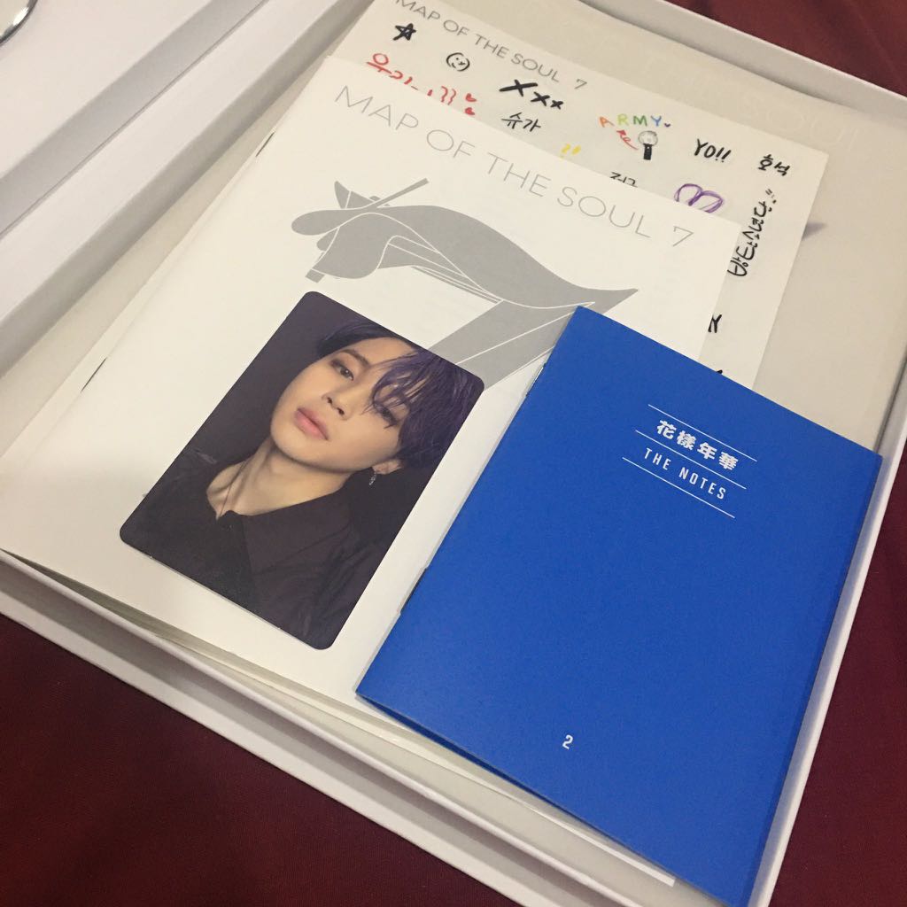 FREE SHIPPING BTS MOTS 7 VER 2 ALBUM COMPLETE INCLUSIONS / MAP OF THE ...