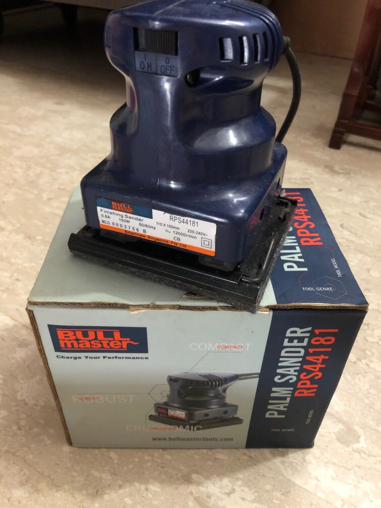 Bull master palm sander, Everything Else on Carousell