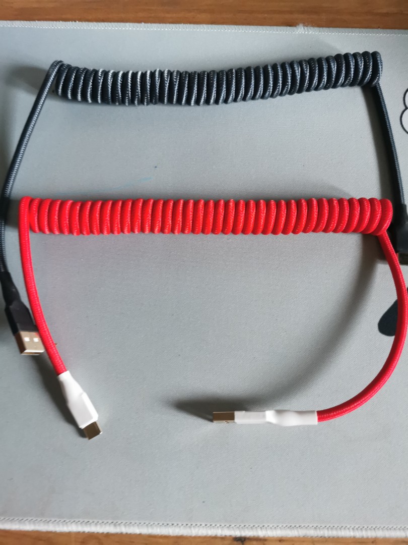 Custom coiled cable, Computers & Tech, Parts & Accessories, Cables ...