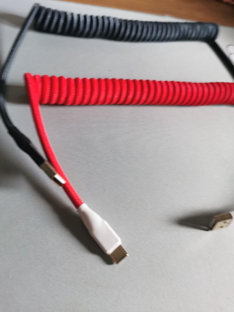 Custom coiled cable, Computers & Tech, Parts & Accessories, Cables ...
