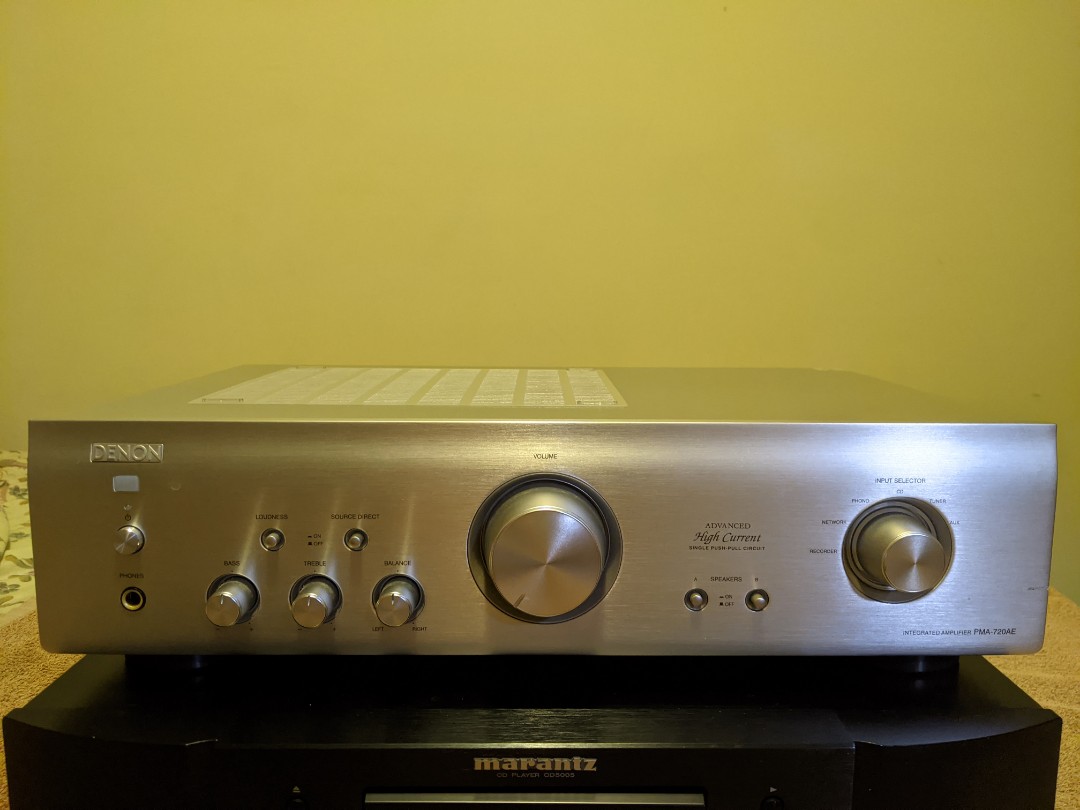 Denon PMA-720AE Integrated Amplifier, Audio, Soundbars, Speakers ...