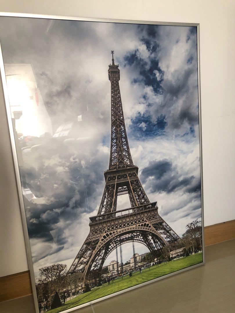 Eiffel tower photo picture frame, Furniture & Home Living, Home Decor ...