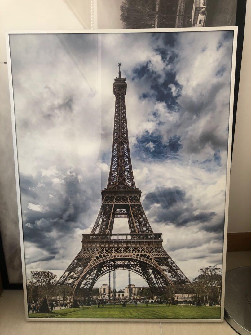 Eiffel tower photo picture frame, Furniture & Home Living, Home Decor ...