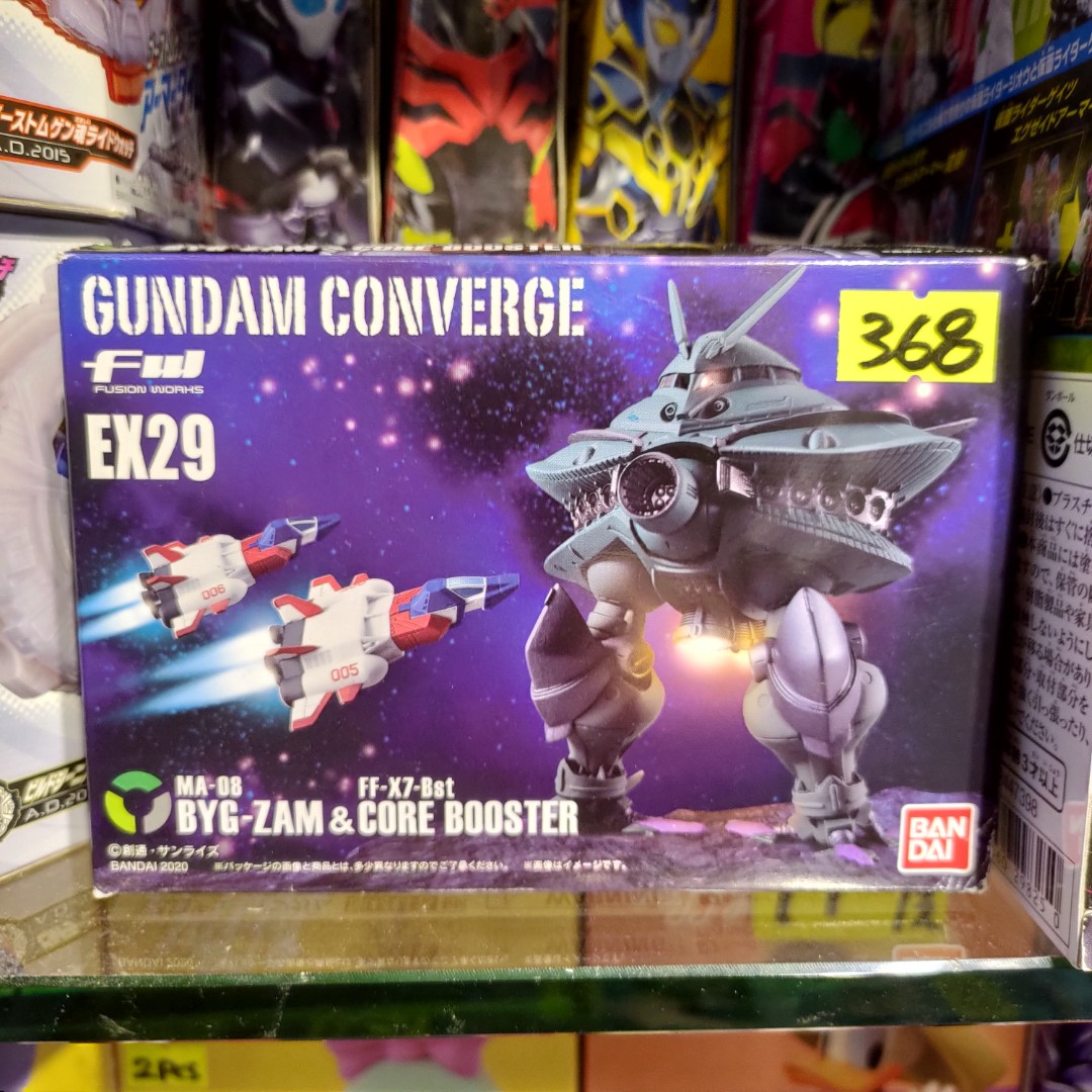 FW Gundam Converge 162 EX29 EX 29 高達 RX 78 + Byg Zam 魔霸 & Core Booster 核戰機, 興趣及遊戲, 玩具 & 遊戲類 ...
