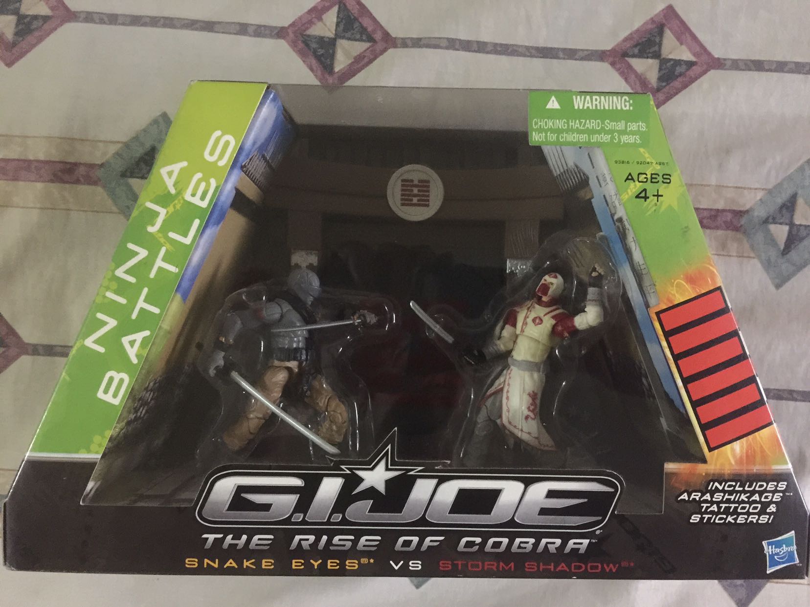 Gi Joe ROC Snake Eyes vs Storm Shadow Ninja Battles Walmart Exclusive ...