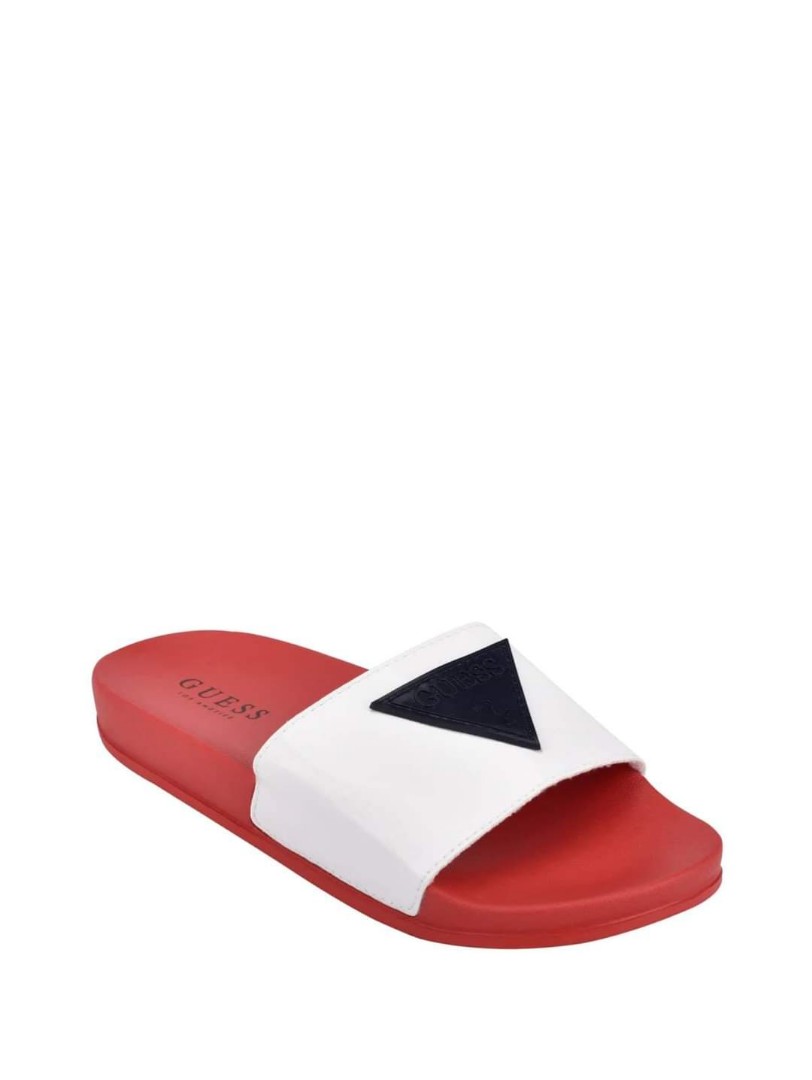 Guess Slides, Women's Fashion, Footwear, Flats & Sandals on Carousell