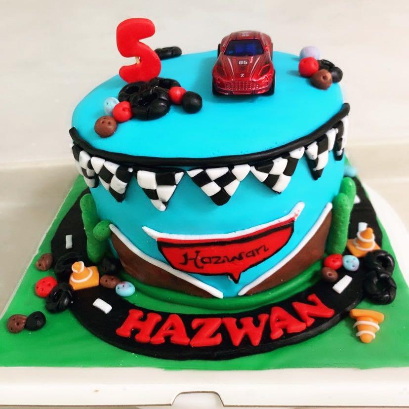 Halal car theme cake, Food & Drinks, Homemade Bakes on Carousell