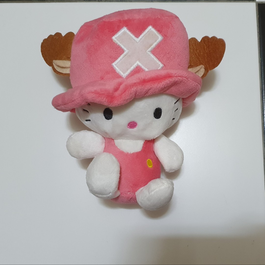 Hello Kitty x One Piece Chopper Plush, Hobbies & Toys, Toys & Games on ...