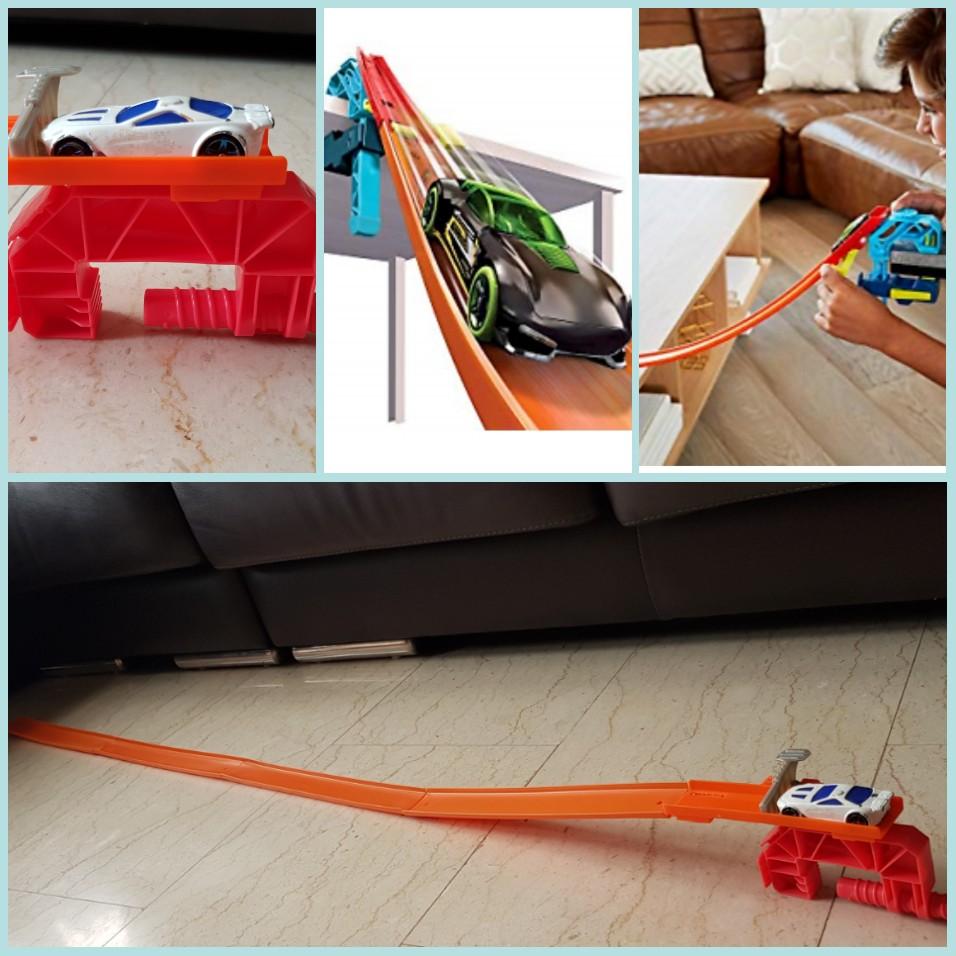 Hot Wheels Car, Wall Track, Power Loop, Speed Clamp, Loop Kicker Pack ...