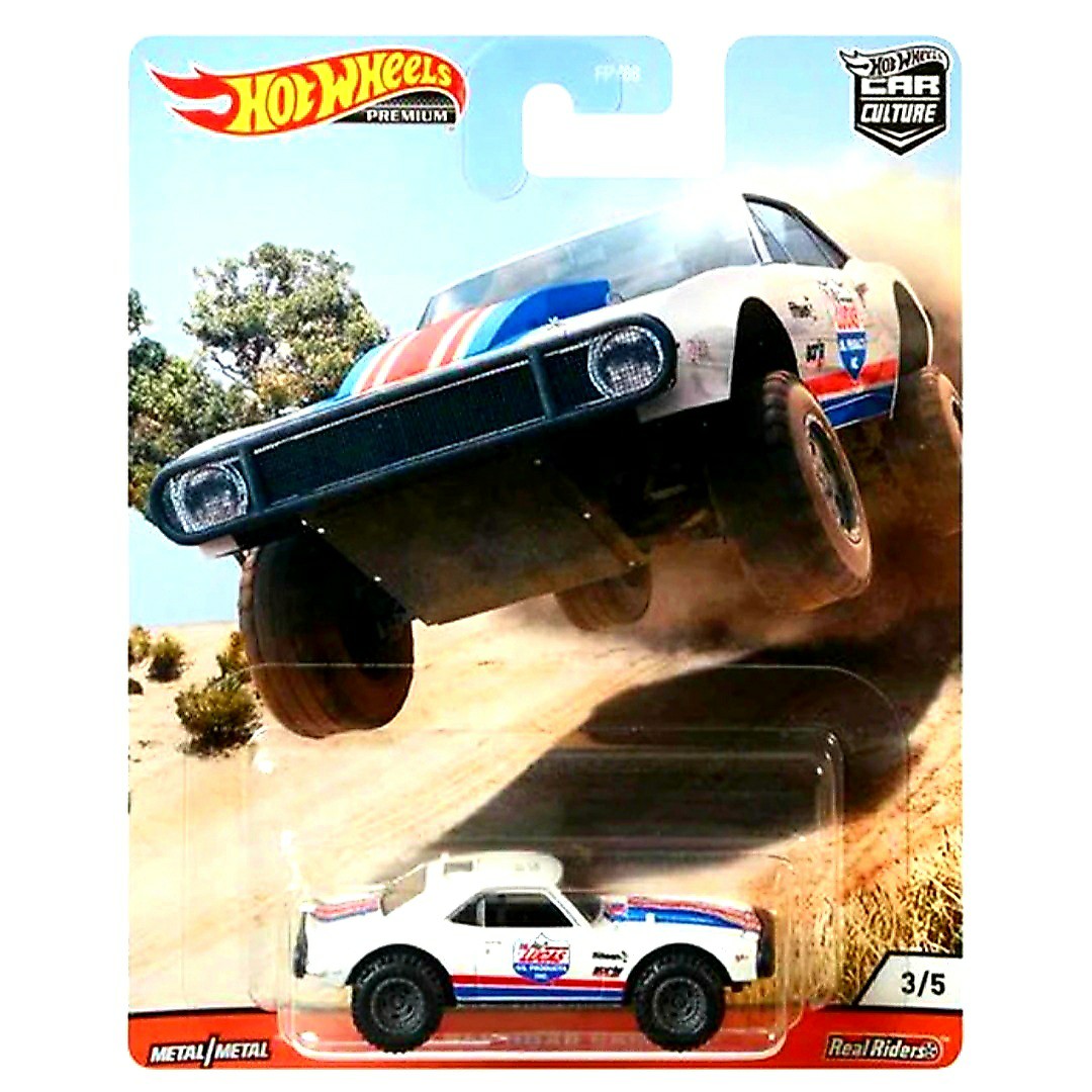 Hot Wheels Premium Wild Terrain '67 Off Road Camaro Hotwheels Car ...