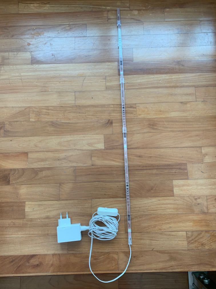 Ikea LEDBERG LED lighting strip, white, Furniture & Home Living ...