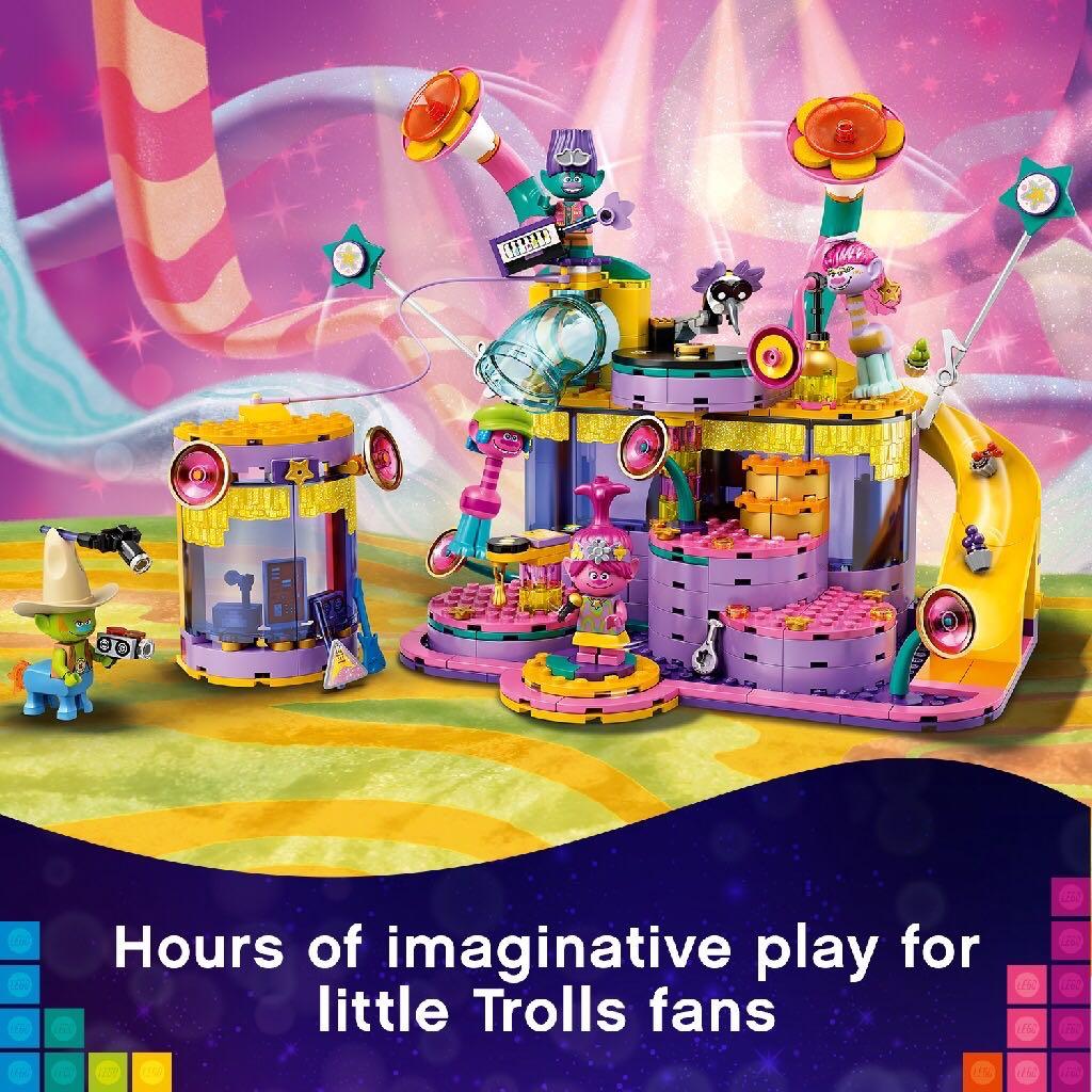 Lego Trolls 41258 Trolls World Tour Vibe City Concert, Hobbies & Toys ...