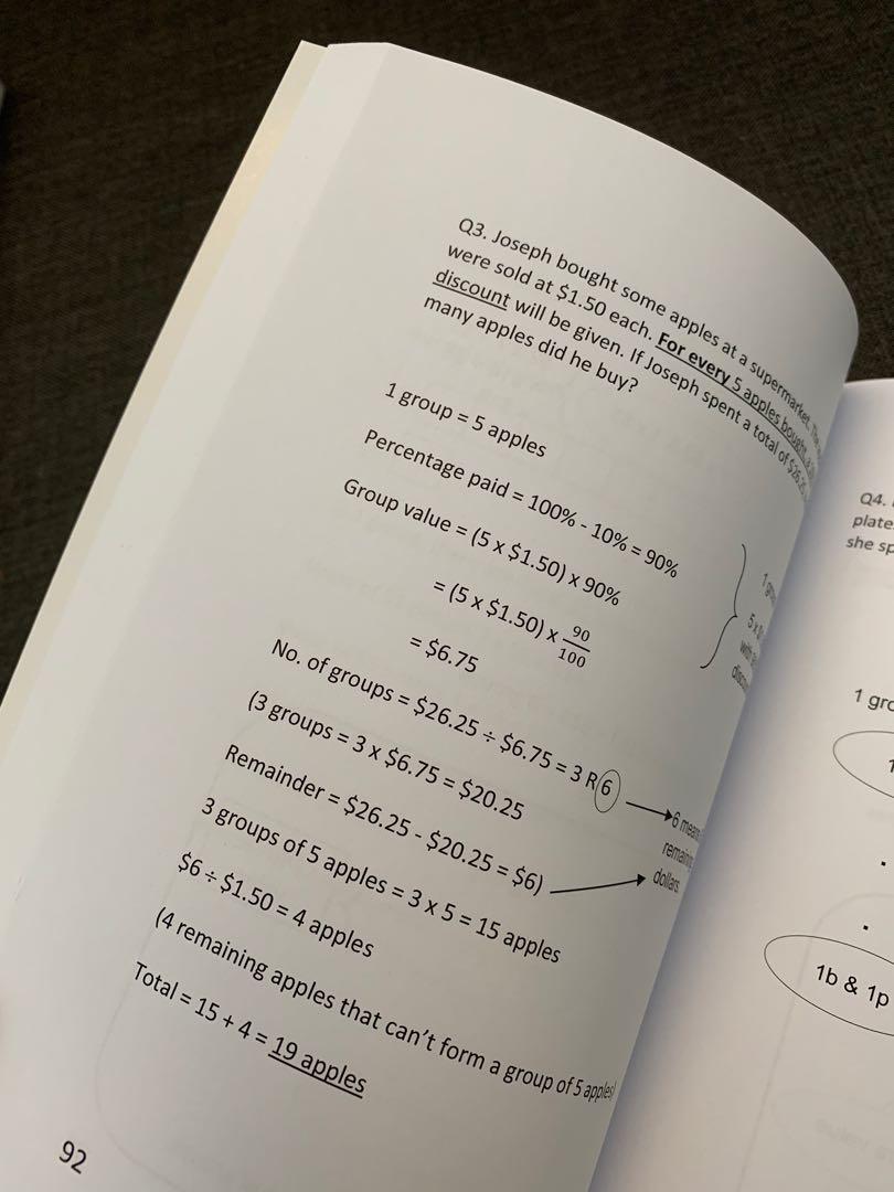 LOB A*MATH 40 MUST KNOW PROBLEM SUMS FOR PSLE STUDENTS VOL 1 to 6 ...