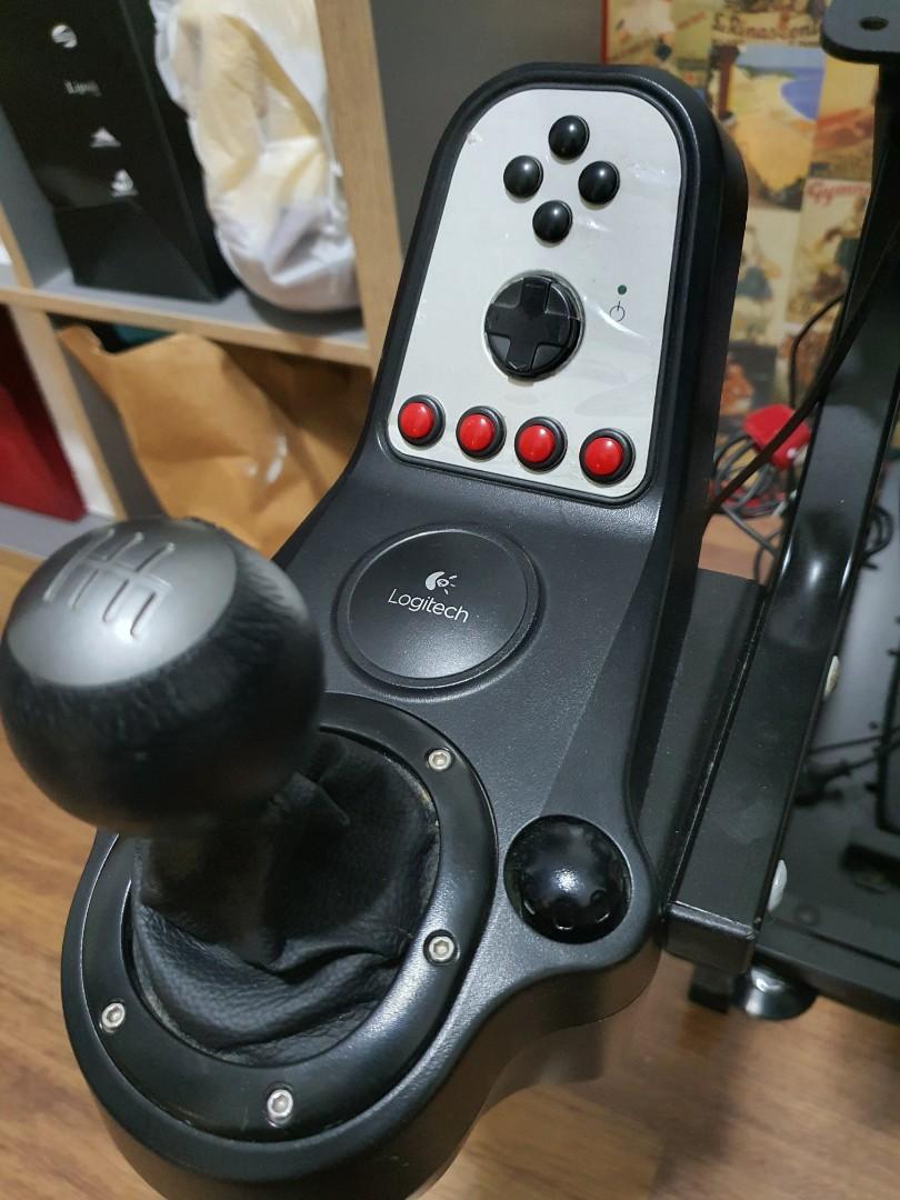 Logitech g27 w/ handbrake and stand, Video Gaming, Video Game Consoles ...