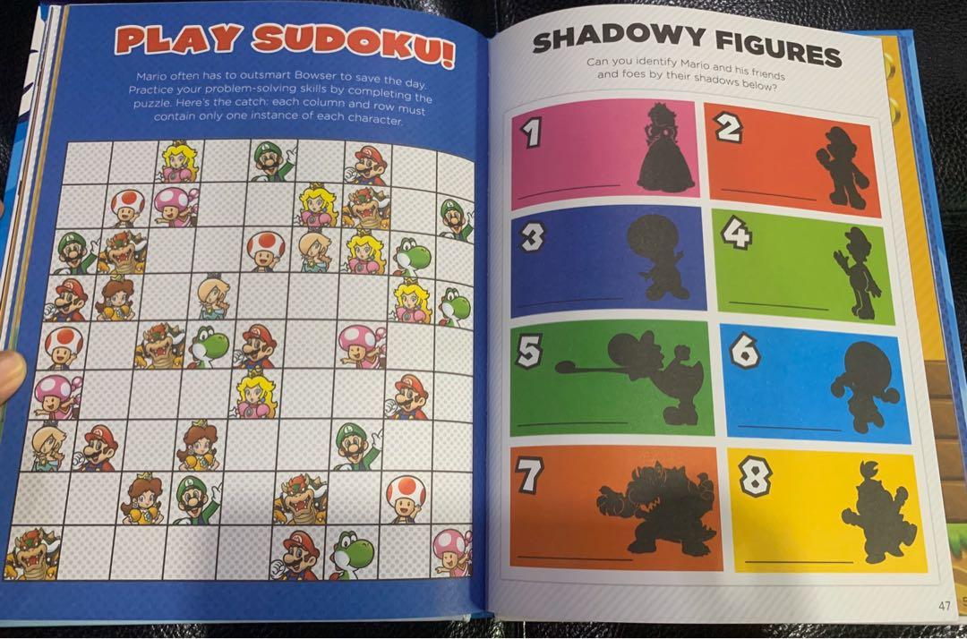 Mario Time Activity Book, Hobbies & Toys, Books & Magazines, Children's ...