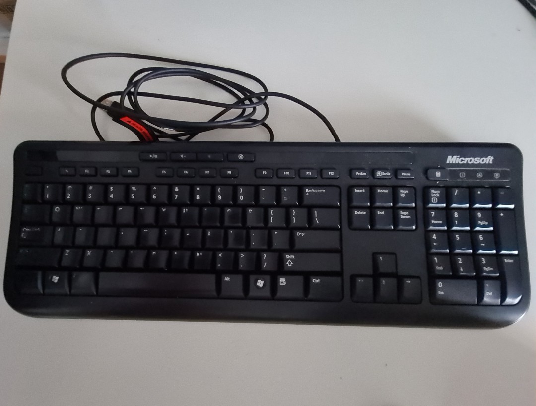 Microsoft Wired Keyboard, Computers & Tech, Parts & Accessories ...