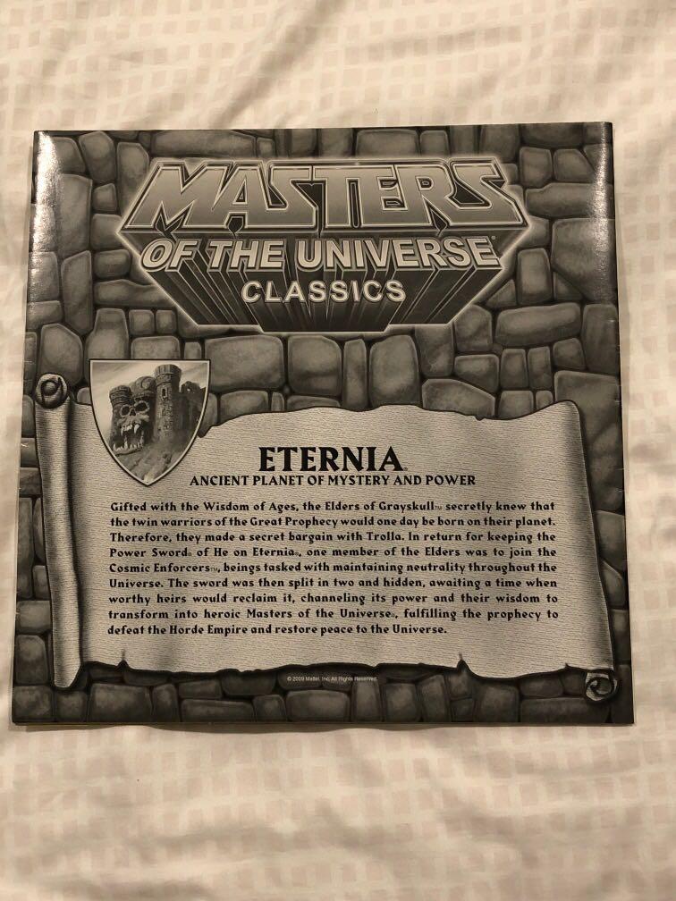 MOTUC Map of Eternia, Hobbies & Toys, Toys & Games on Carousell