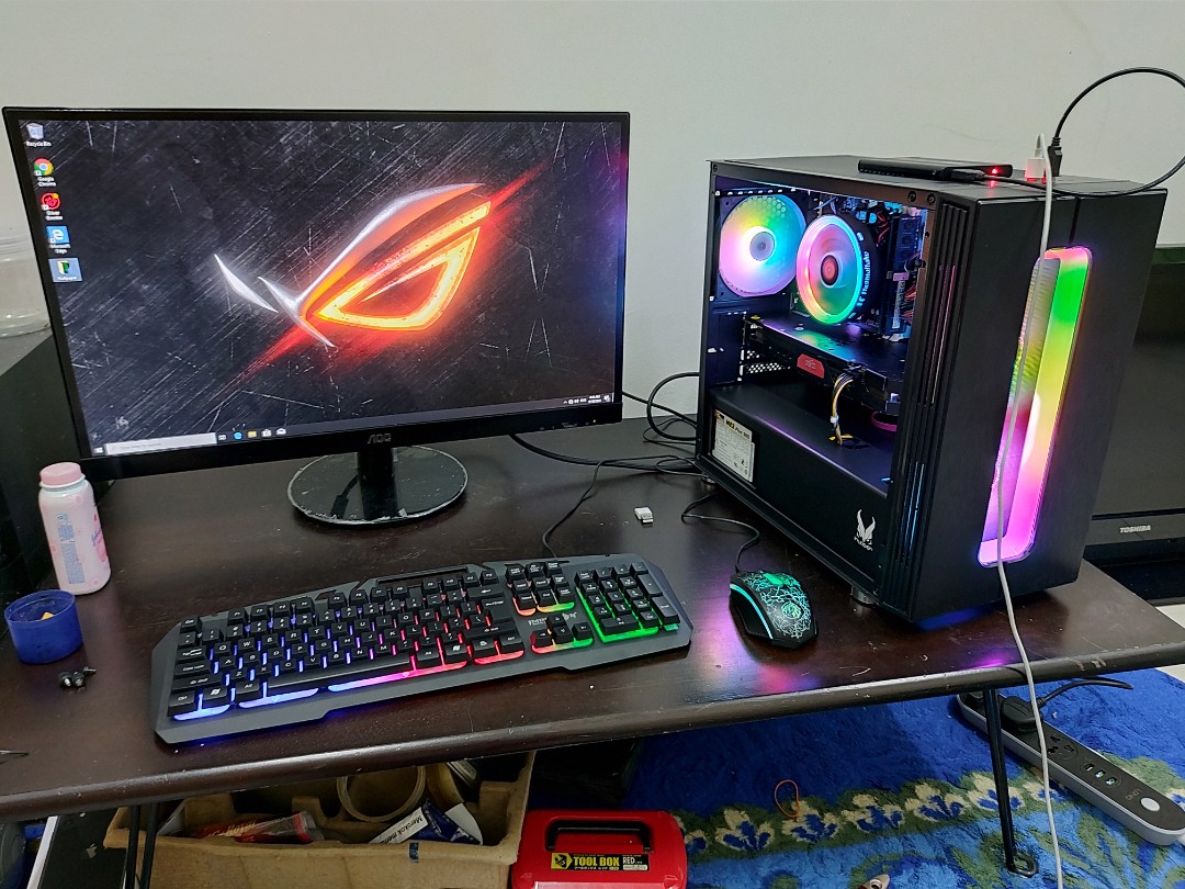 Pc Gaming Fullset Computers Tech Desktops On Carousell