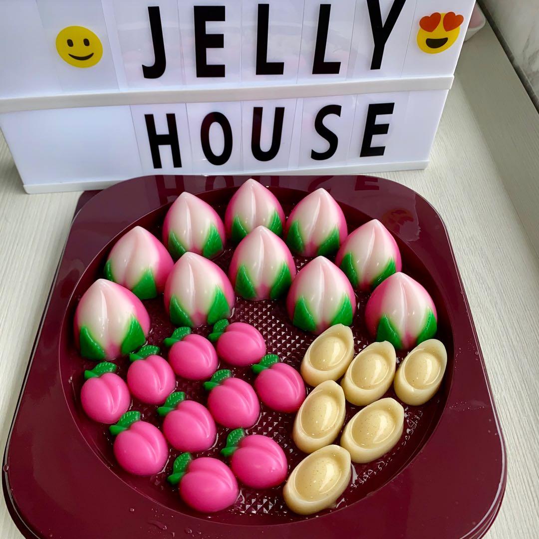 Peach ingot jelly agar agar platter, Food & Drinks, Homemade Bakes on ...