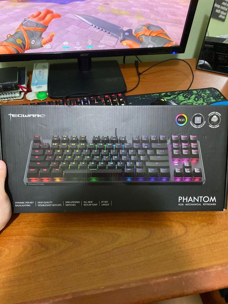 Phantom RGB Mechanical Keyboard, Computers & Tech, Parts & Accessories ...