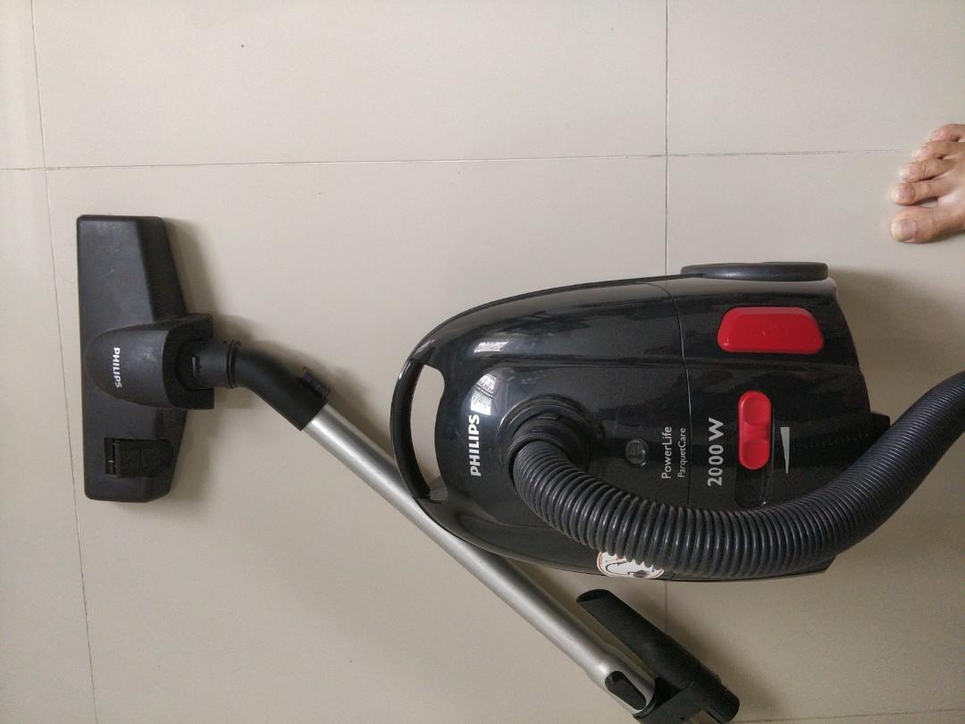 Philips PowerLife ParquetCare 2000W Vacuum Cleaner, TV & Home ...