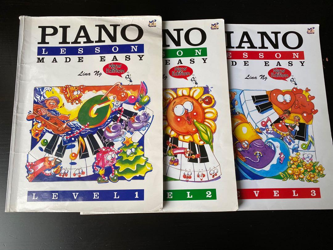 Piano - lesson made easy Level 1-3, Hobbies & Toys, Books & Magazines ...