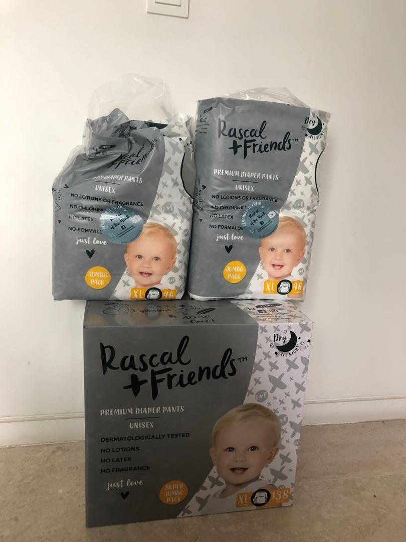 Rascal + friends XL diapers packs, Babies & Kids, Bathing & Changing ...