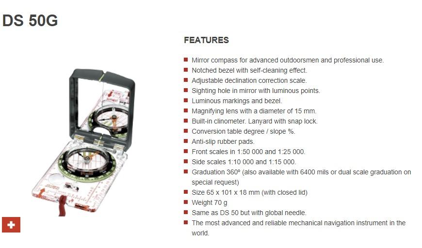 Recta DS 50G Sighthing Compass, TV & Home Appliances, Kitchen ...