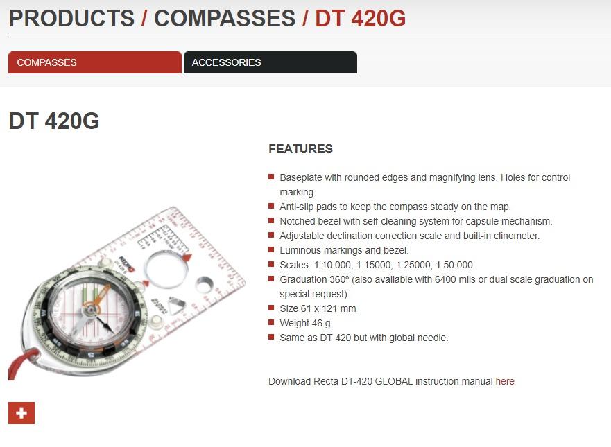 Recta DT420 Global System Compass, Furniture & Home Living, Home ...