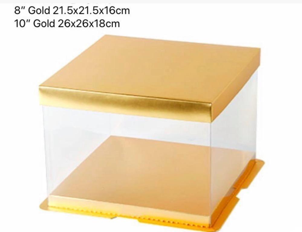 See Through Transparent Cake boxes Wedding Tall Cakes, Furniture & Home ...