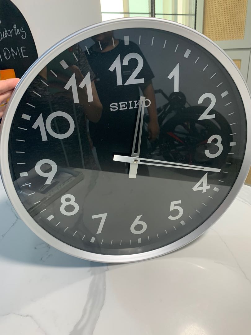 Seiko Wall Clock, Furniture, Others on Carousell